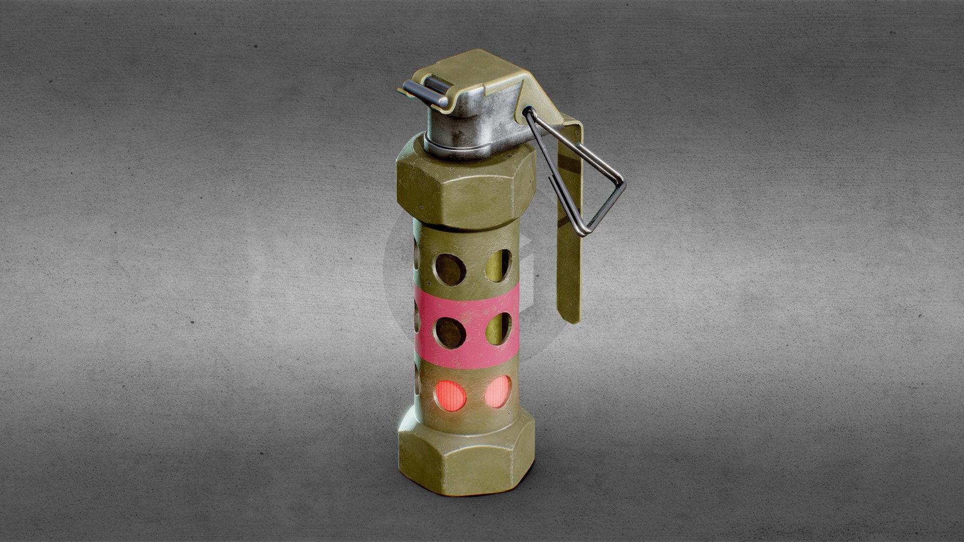 Stun Grenade PBR - Buy Royalty Free 3D model by Kasit Studio (@kasit) [ee654c7] - Sketchfab Store