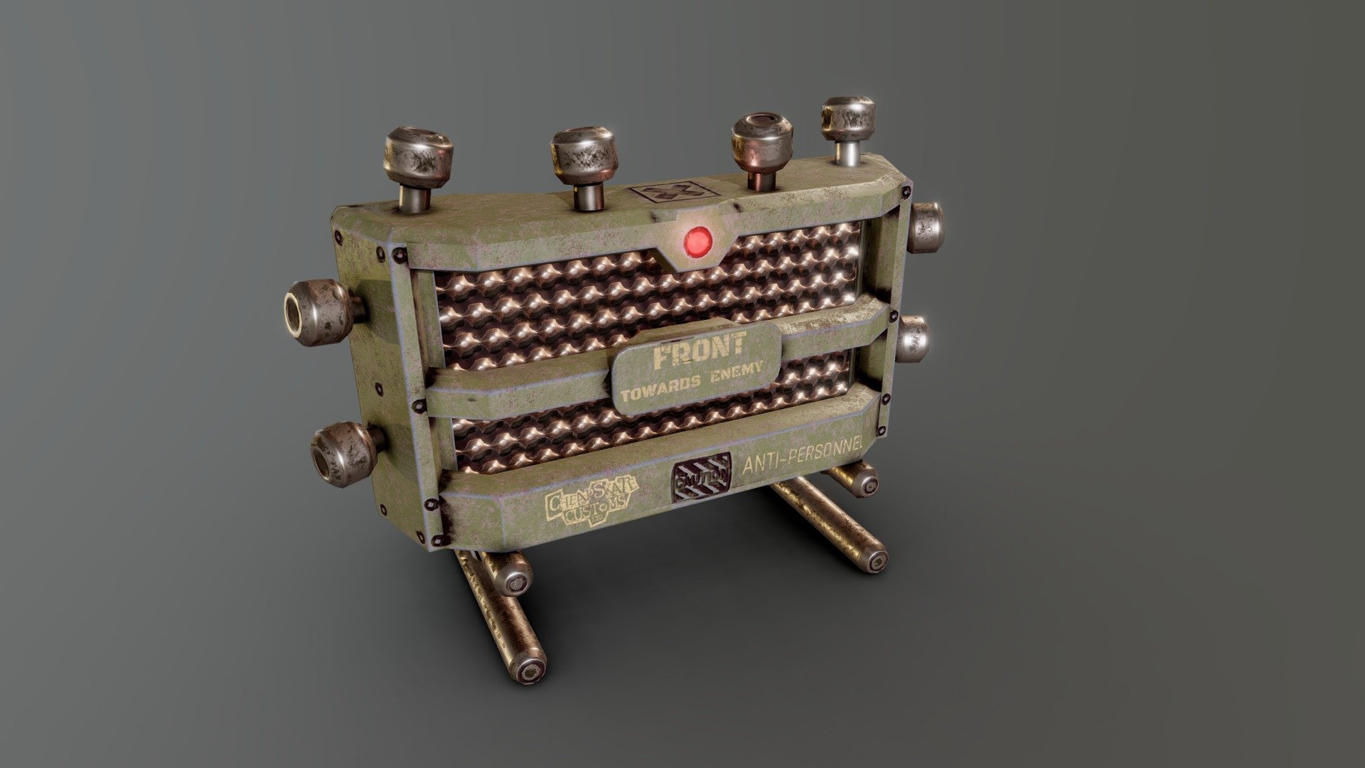 Scrapyard Claymore Mine - 3D model by Oniros [ee67cef] - Sketchfab