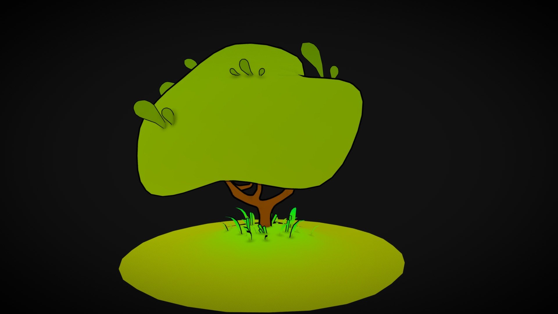Stylized Bush - 3D model by Soulraider.Dev (@gneissler) [ee689d9 ...