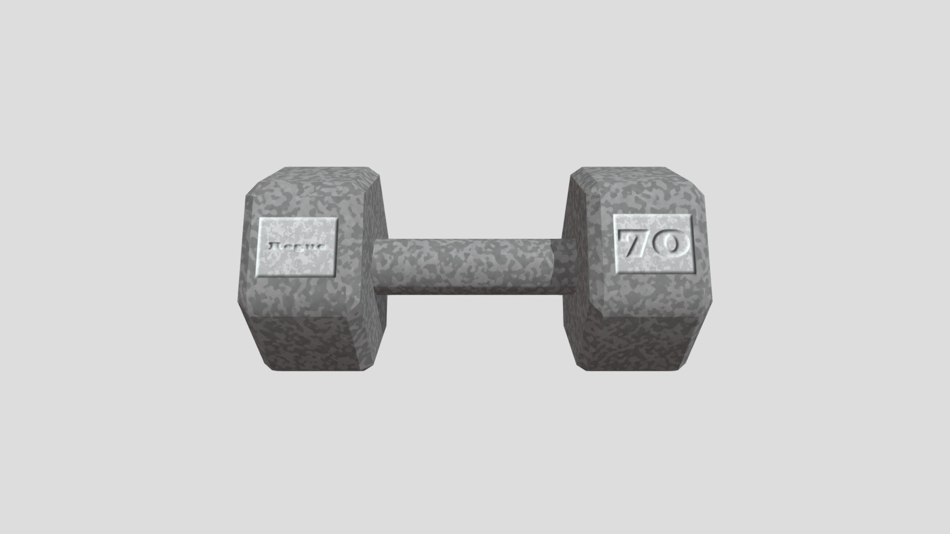Low Poly Dumbbell - 3D model by Forwardnow27 [ee68c12] - Sketchfab