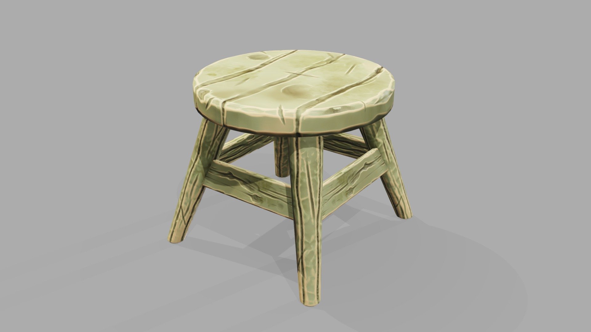 Stylized Wood Stool - Buy Royalty Free 3D model by Vanessa Araújo ...
