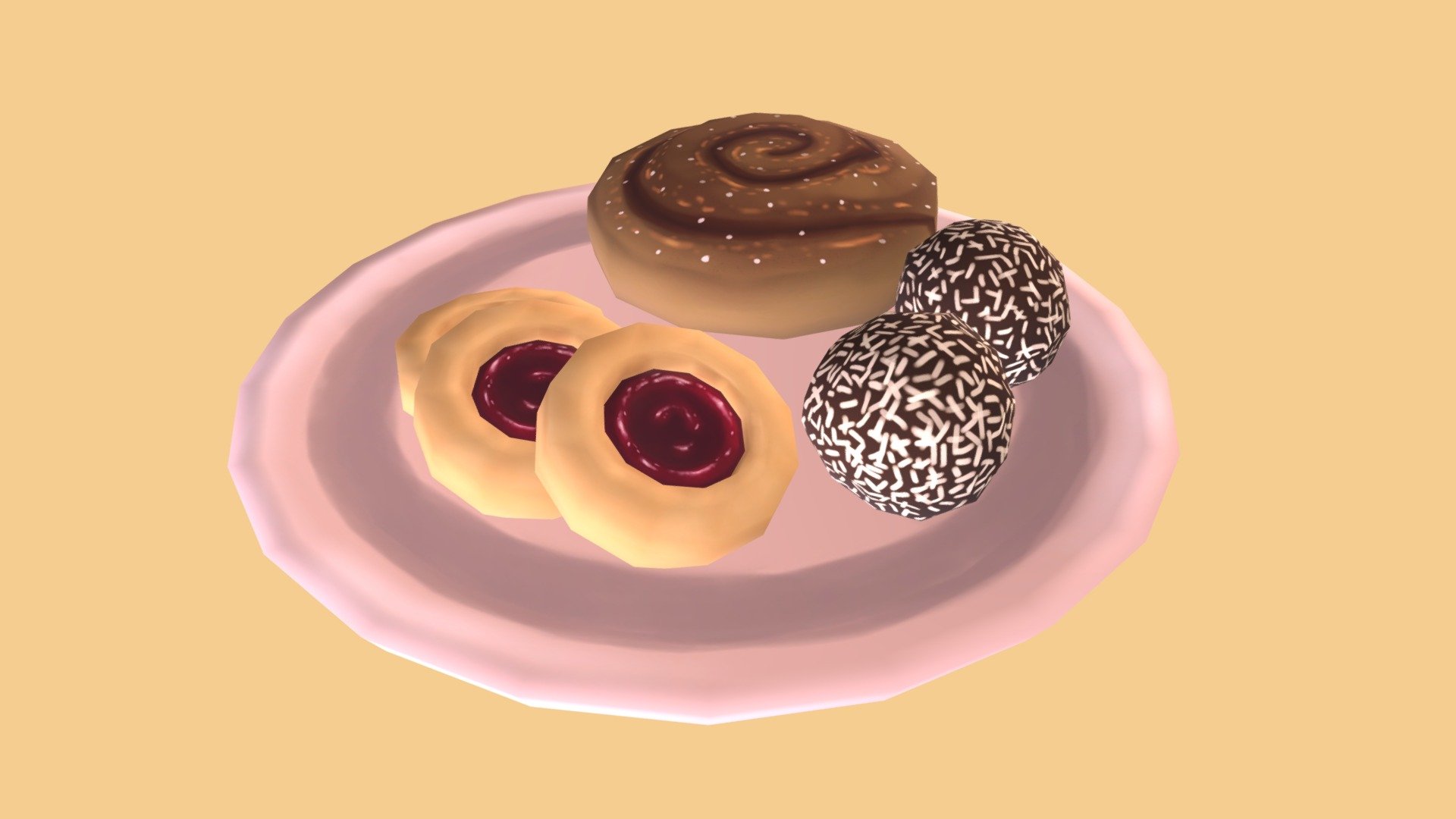 Swedish Fika - 3D model by Lisa (@lisakolf) [ee6a3f4] - Sketchfab