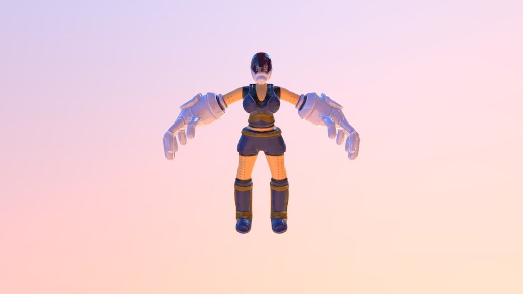 Robolady - 3D model by desktopsan [ee6a47b] - Sketchfab