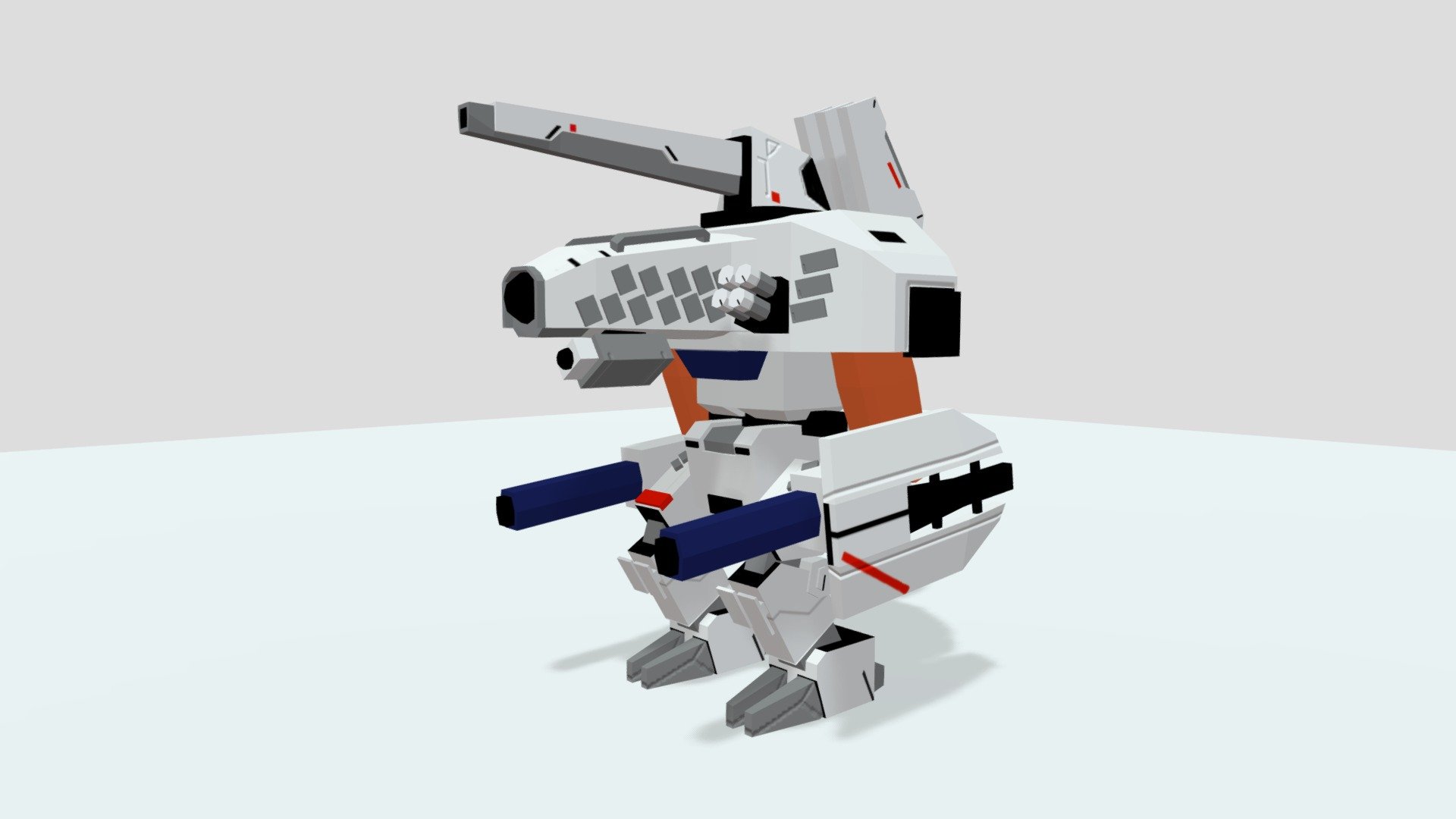 Low Poly - Doppelsoldner - 3D model by Valkie [ee6b7bc] - Sketchfab