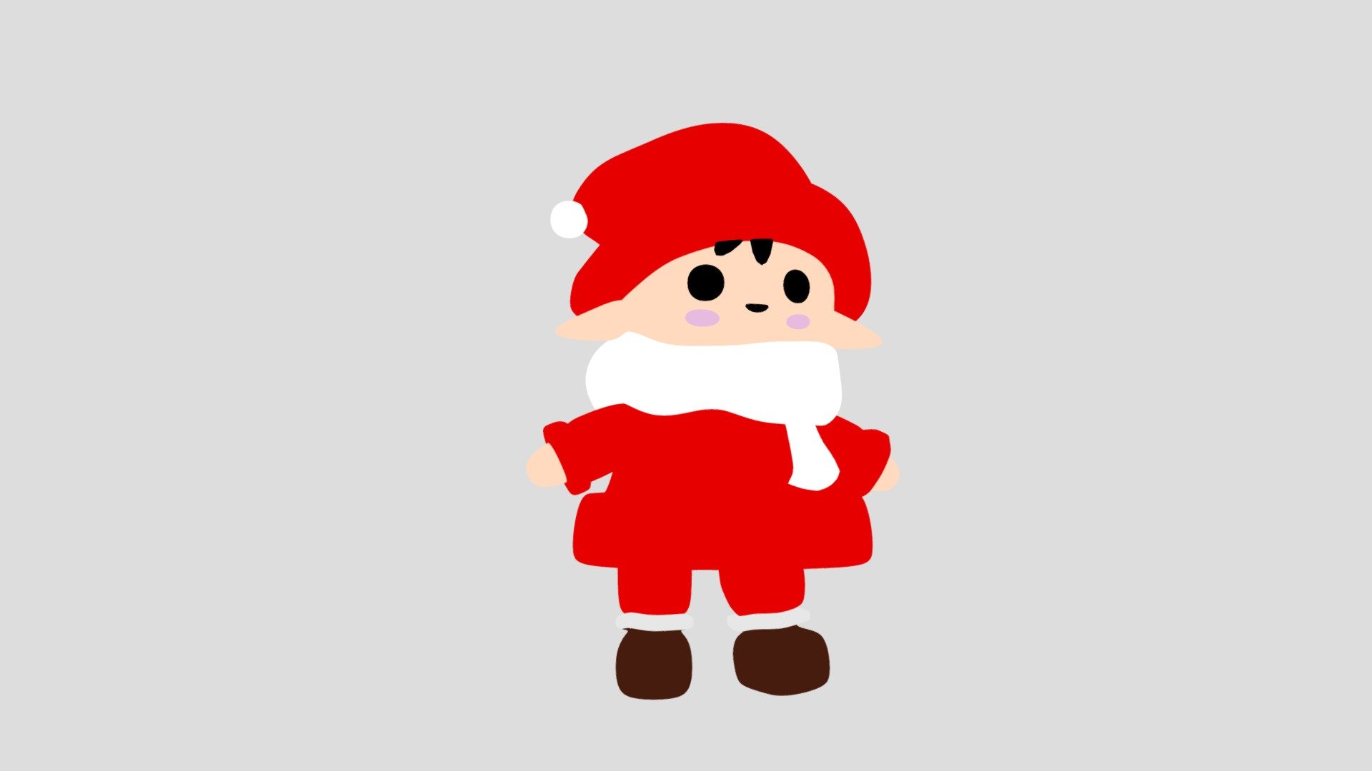 Christmas elf - 3D model by AWindsMedia [ee6e79d] - Sketchfab