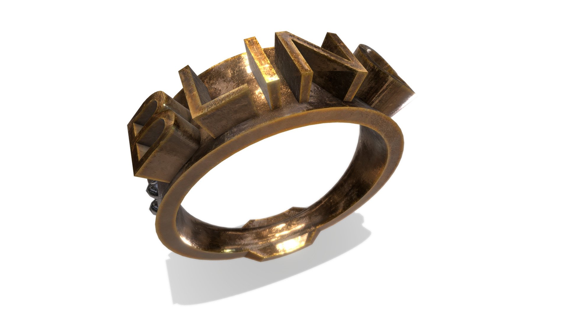BLING Ring - Rap style - Buy Royalty Free 3D model by Lucid Dreams (FAB ...