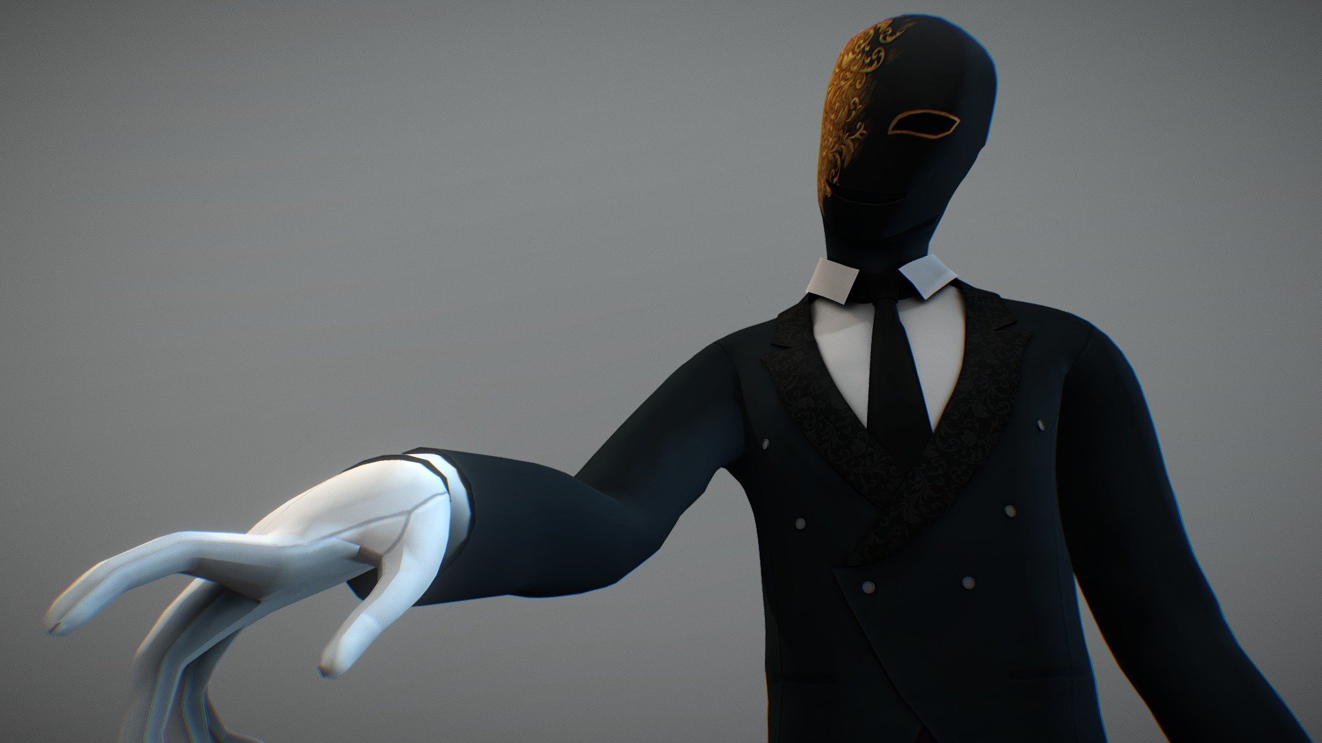 Butler - VRchat Commision - 3D model by 3D-VR (@3DVRcharacters ...