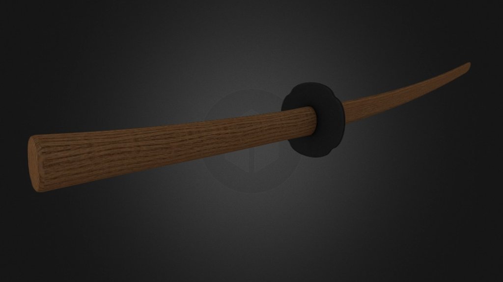 Simple Bokken (WIP) - Download Free 3D model by StarForge Studio ...