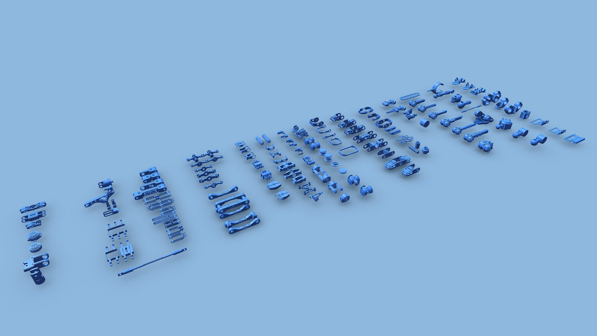 Sci-Fi Greeble Kitbash Pack #1 - 3D model by One Potato Kingdom Studio ...