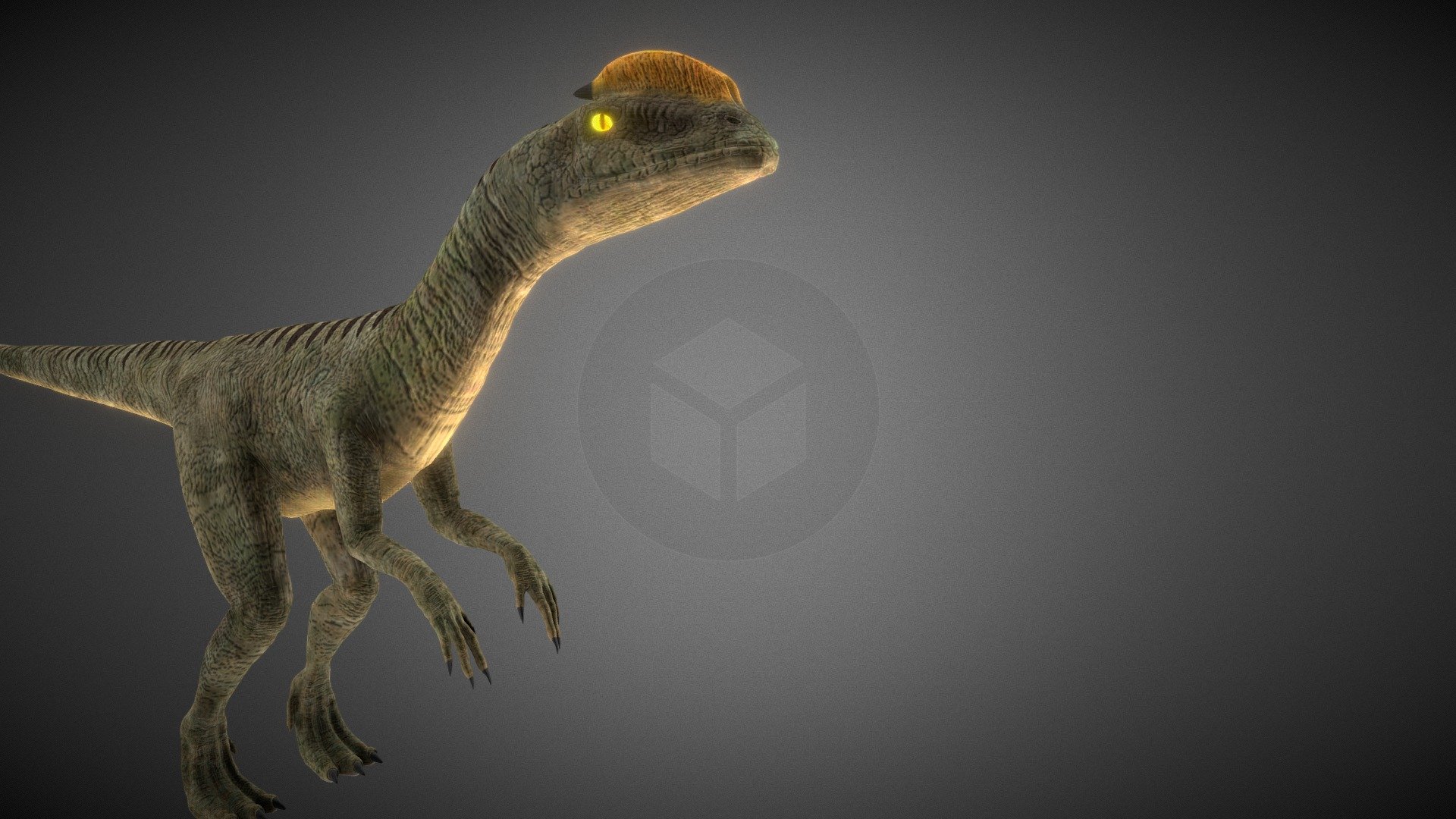 Velociraptor Low-poly 3D model - 3D model by Mikle (@cgamit786 ...