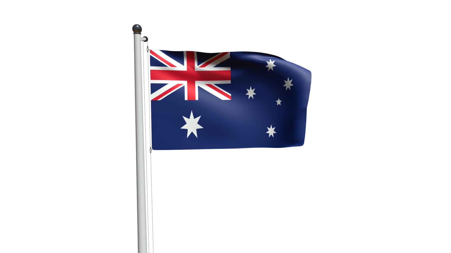 Flag Of Australia - Buy Royalty Free 3D model by renato.lt (@renato.lt ...