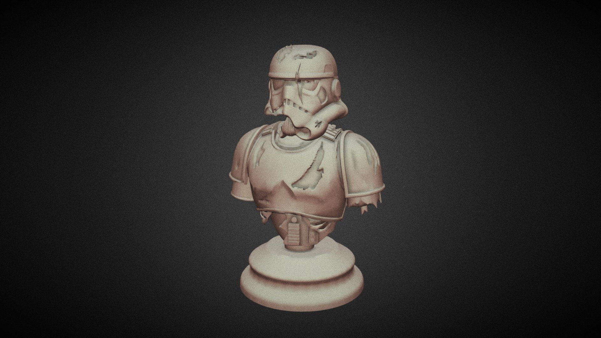 DEAD STORMTROOPER BUST(STAR WARS DEATH TROOPERS) - Buy Royalty Free 3D ...
