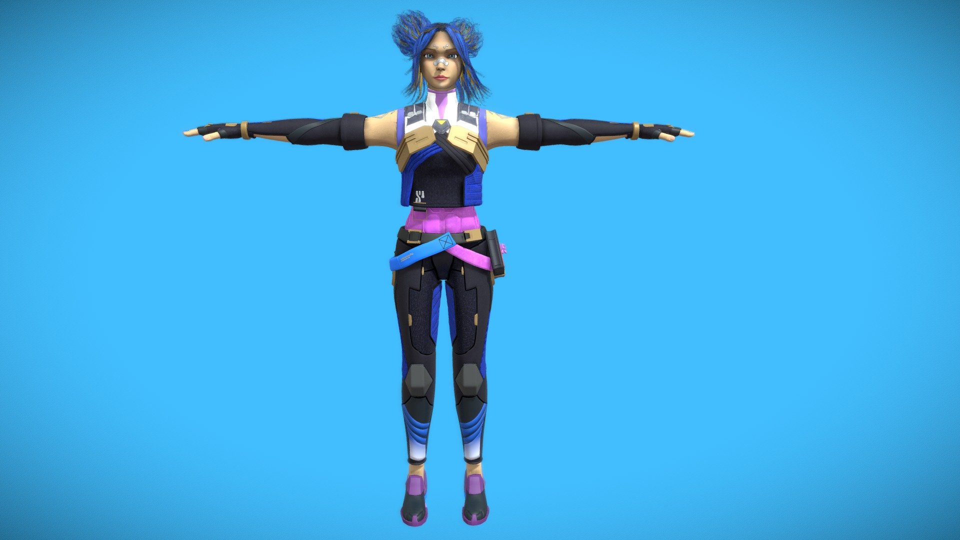 valorant neon high poly - Buy Royalty Free 3D model by abd0w0 [ee73601 ...