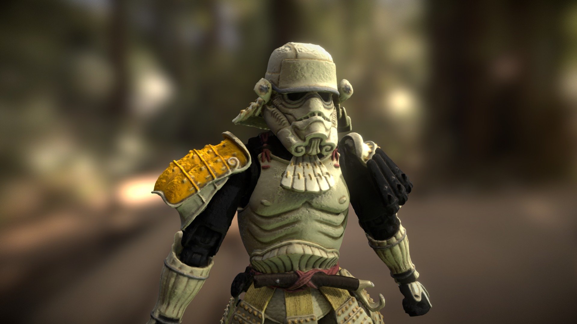 Medieval japanese Stormtrooper (new version) - 3D model by moggbomber ...
