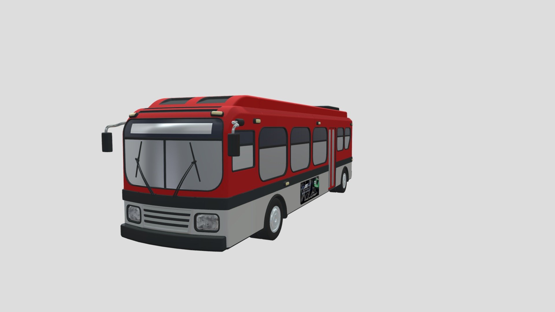 Microsoft Bus with Posters - Download Free 3D model by Sxi.Sai [ee76337 ...