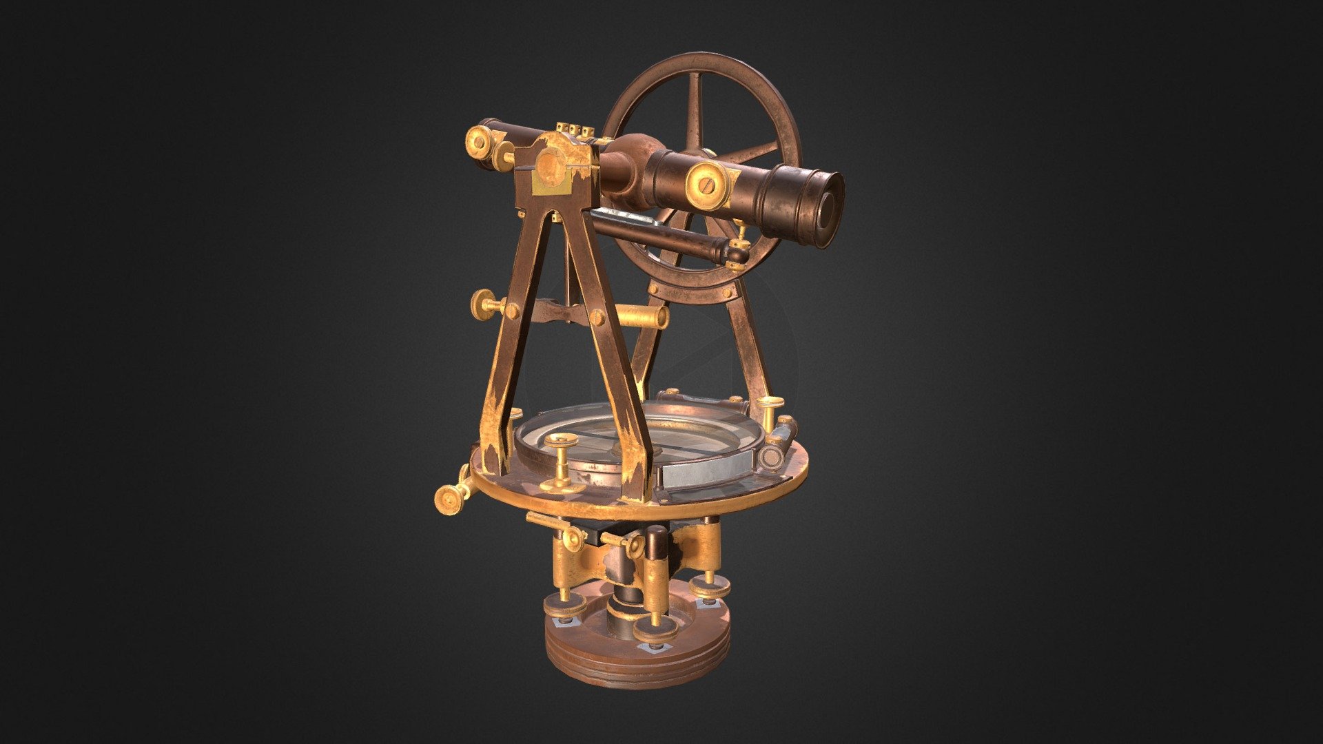 Theodolite - 3D model by NathalieButtiens [ee77477] - Sketchfab