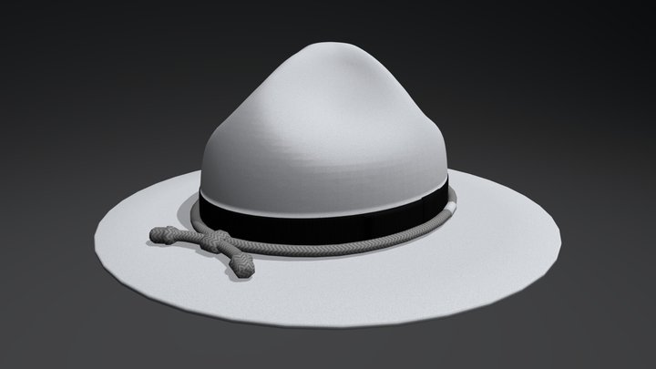 Campaign-hat 3D models - Sketchfab