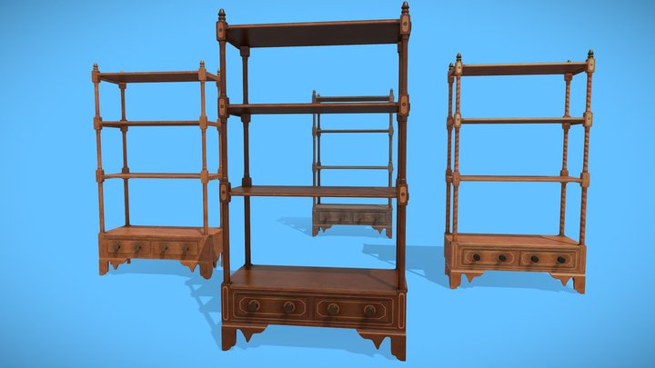 Shelves 3D models - Sketchfab