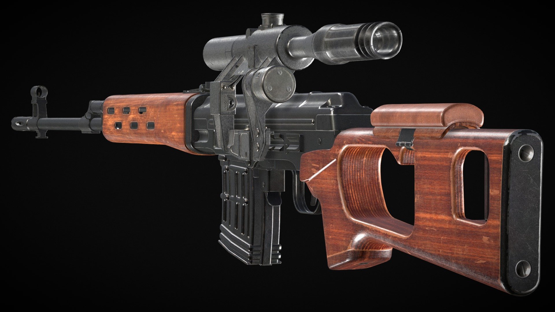 SVD - 3D model by Robert Monroe (@robmonroe) [ee7d323] - Sketchfab