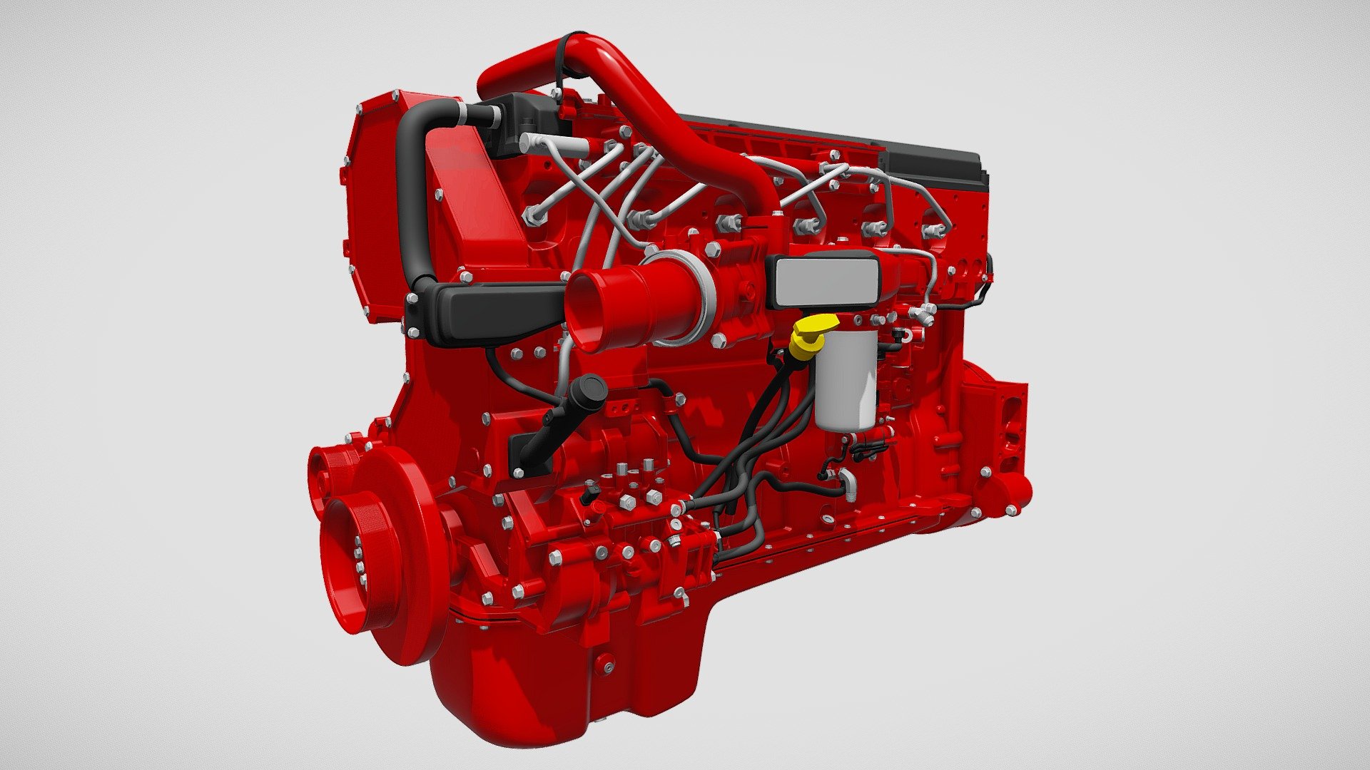Truck Engine - Buy Royalty Free 3D model by 3DHorse [ee7d863 ...