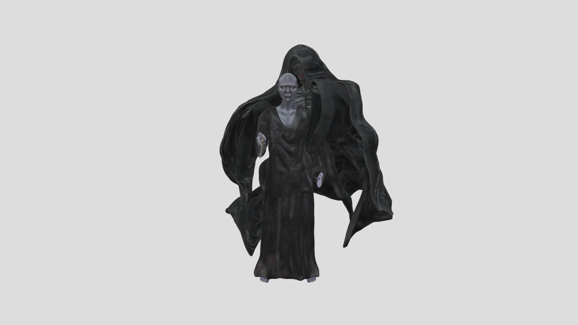 Lord Voldemort and Dementor - 3D model by WenyunduoLi [ee82c16] - Sketchfab