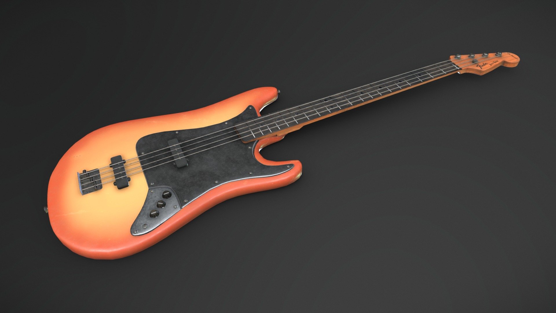 Bass Guitar - Download Free 3D model by Tolu (@Sesan) [ee838e7] - Sketchfab