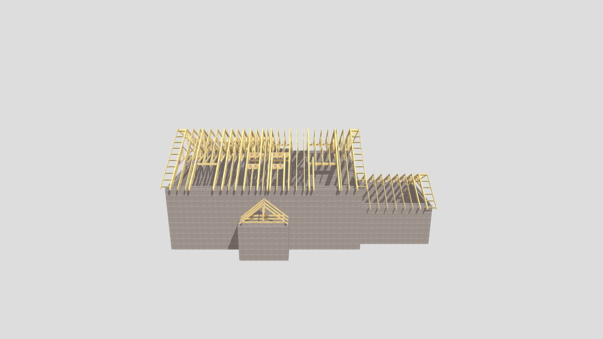 Cosgrave House_ Truss_ Roof - Download Free 3D model by Dermf [ee83ddd ...