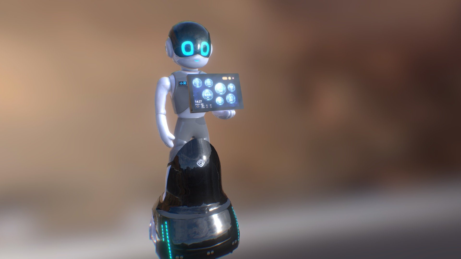 Service Robot - Buy Royalty Free 3D model by ghosthunter [ee84b49 ...