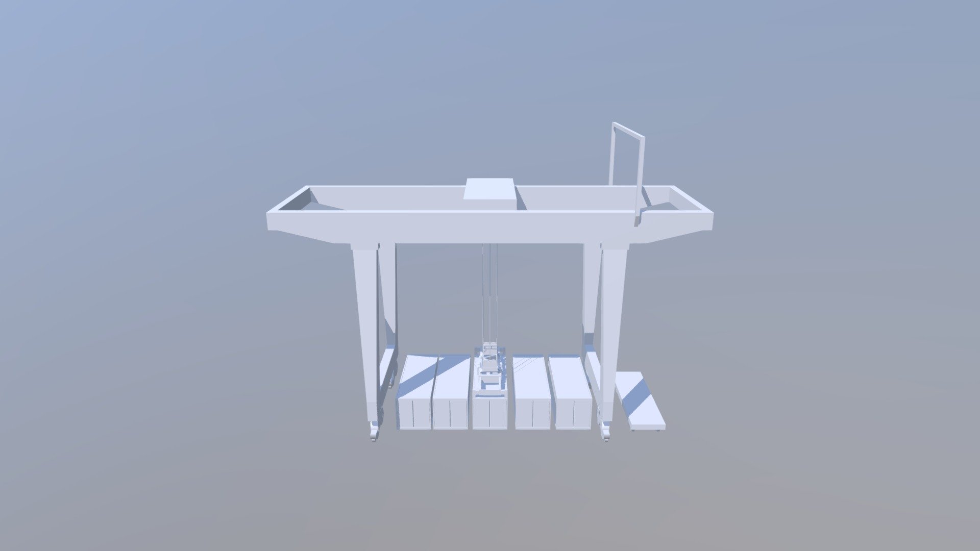 Draft | Gantry Crane LP - 3D model by Militman [ee89ae5] - Sketchfab