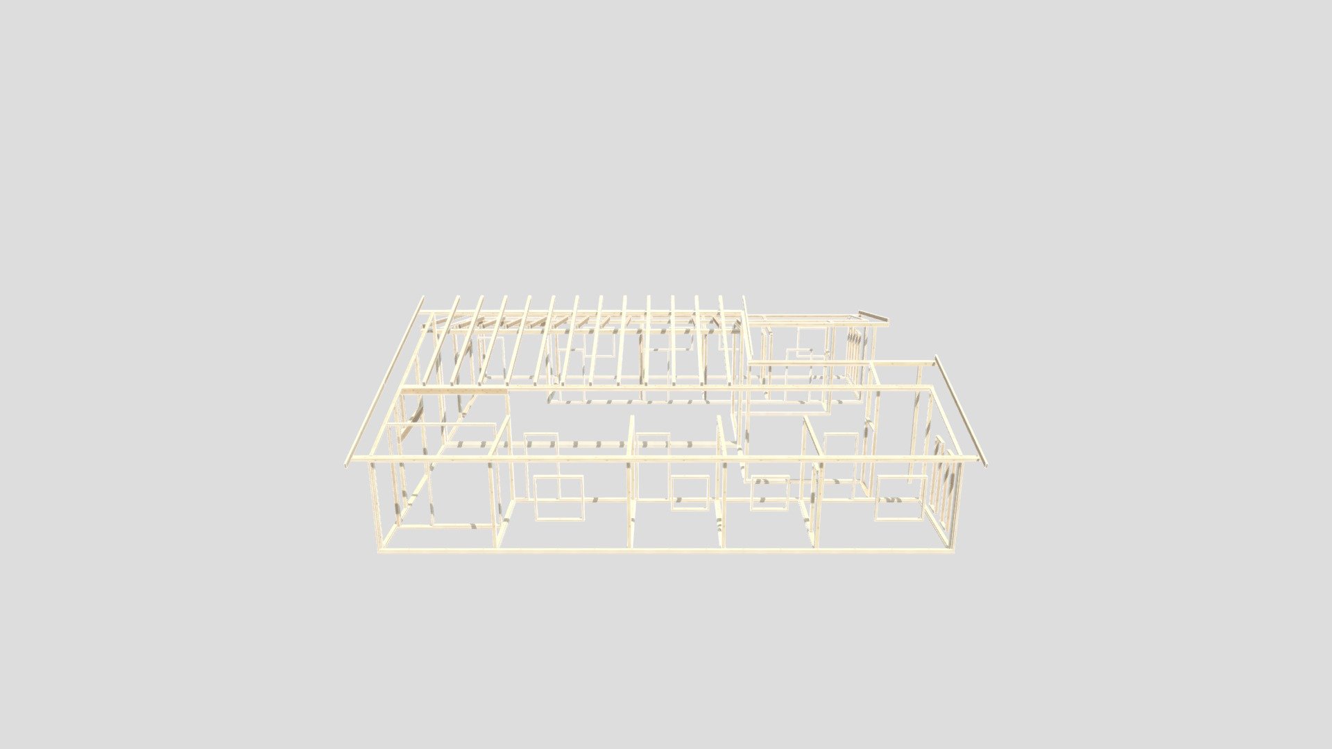 As - timber structure - 2023.05.17 - 3D model by Solcraft [ee8a7c5 ...