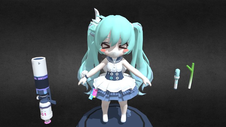 Miku 3D models - Sketchfab