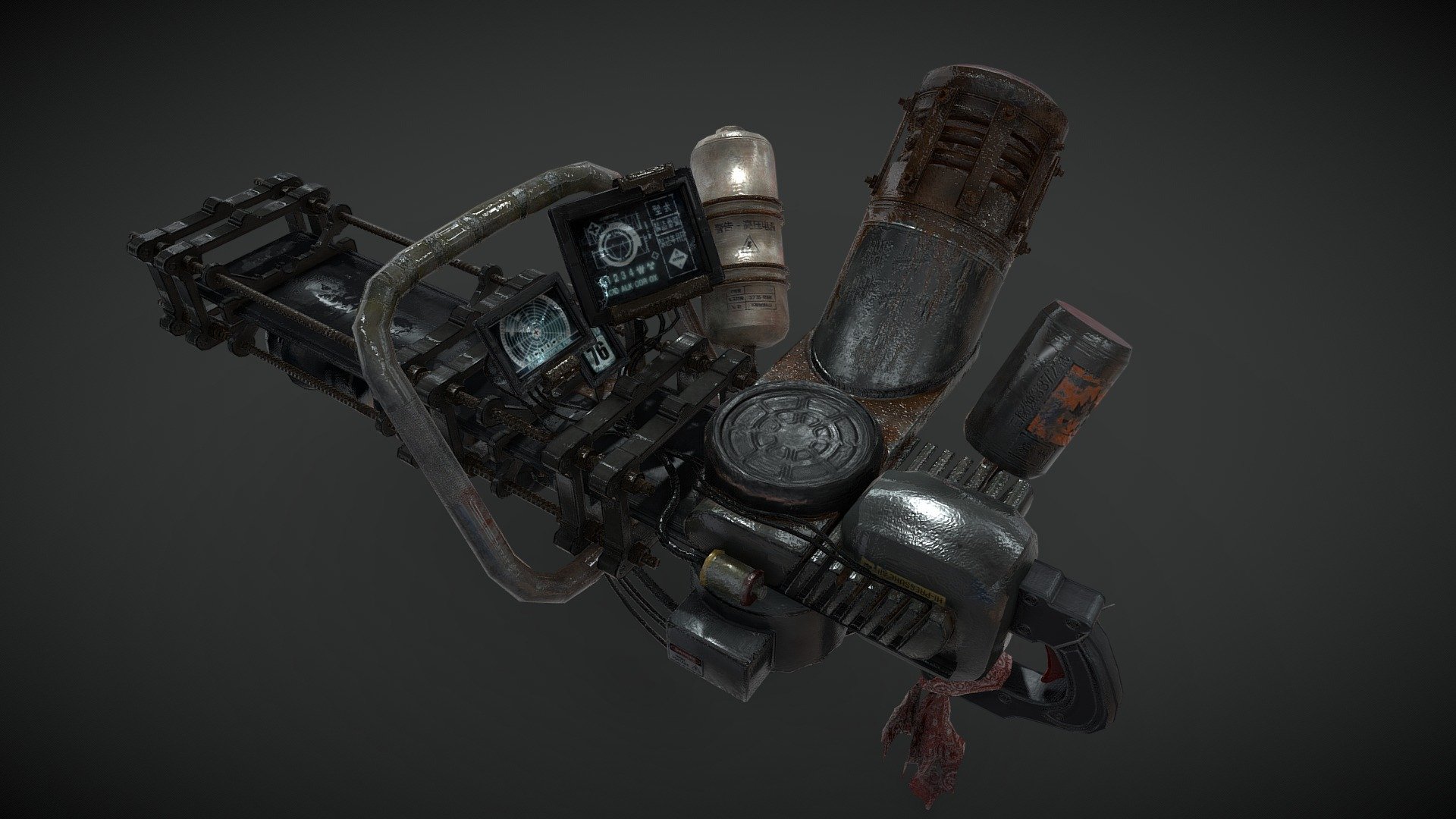 Fire Gun - 3D model by SD Designer (@Mohan355634gh) [ee8b7ef] - Sketchfab