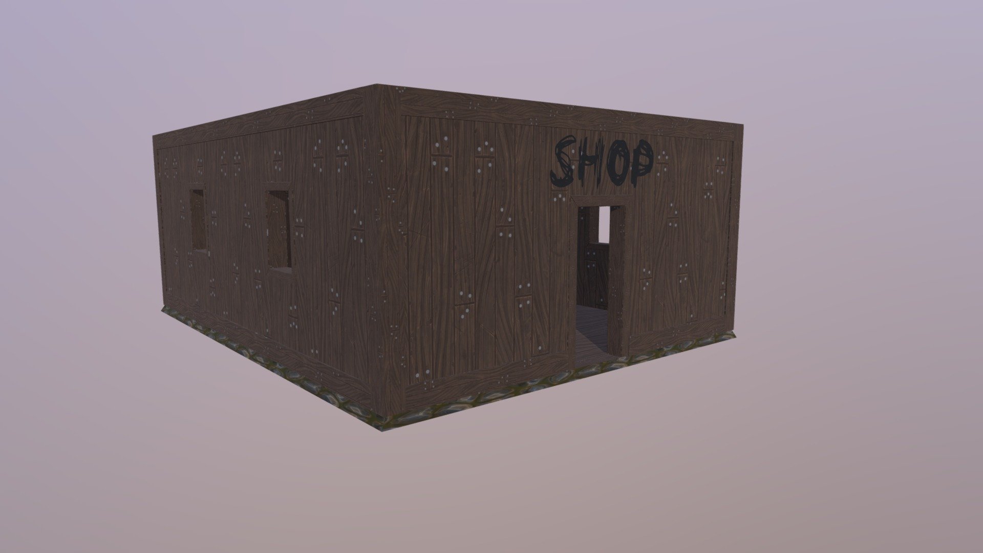 low poly shop - Download Free 3D model by TheLea [ee8bf2b] - Sketchfab
