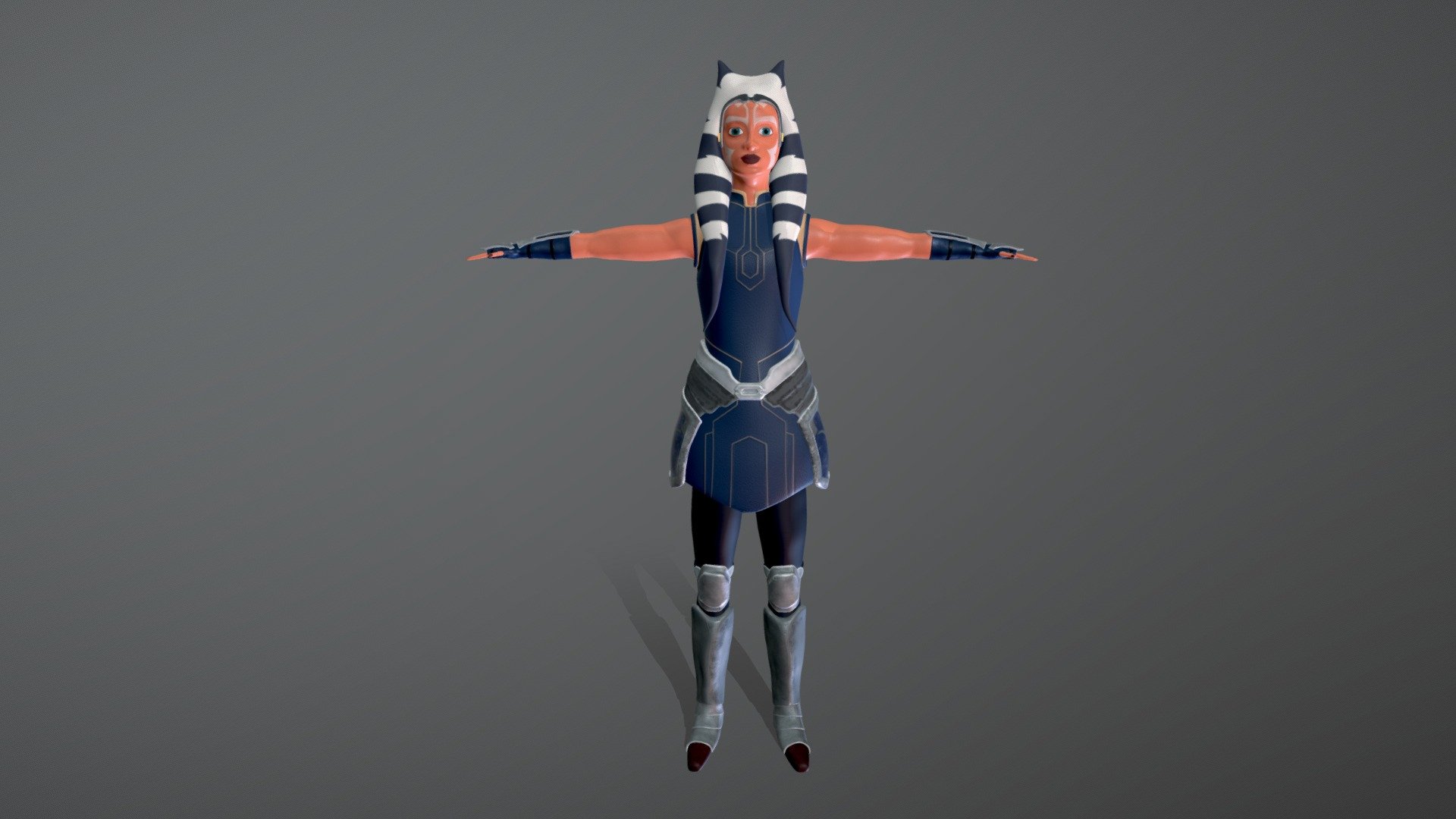 Ahsoka Tano 3d Model By J Scioli Ju Scioli [ee8e5f7] Sketchfab