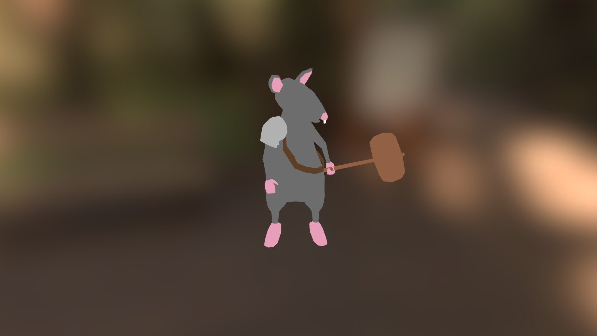 Low Poly Enemy Rat - 3D model by psicodelik [ee90a1f] - Sketchfab