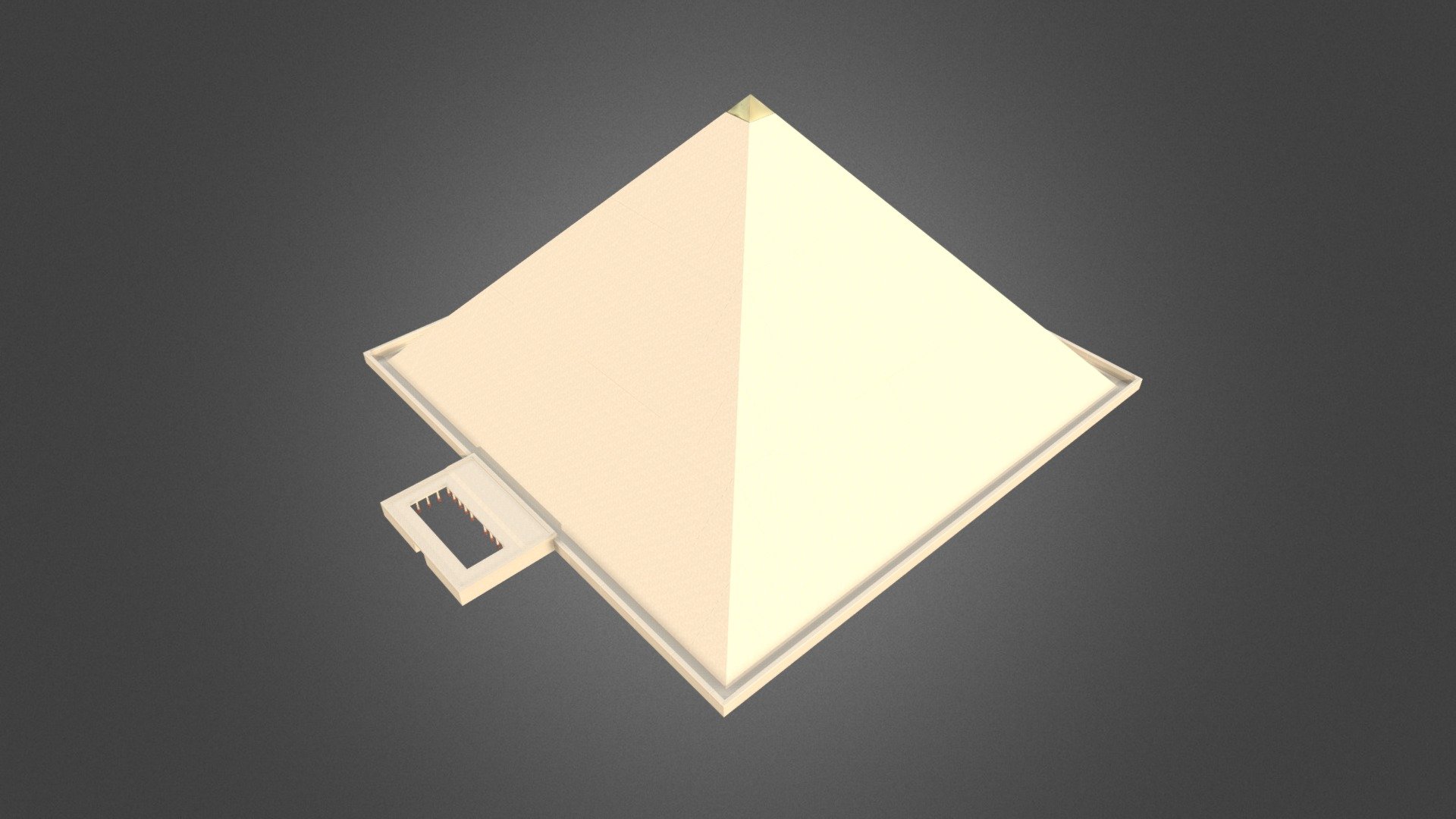 Pyramid of Cheops - 3D model by WelsEvil [ee913f7] - Sketchfab