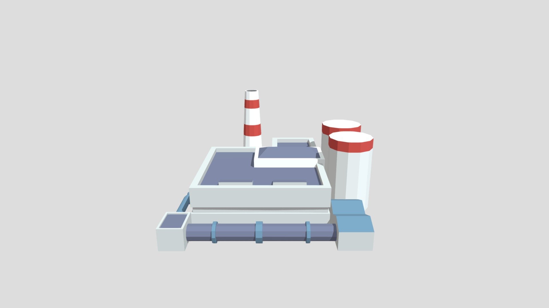 Lowpoly Factory - 3D model by PipeOspi007 [ee95369] - Sketchfab