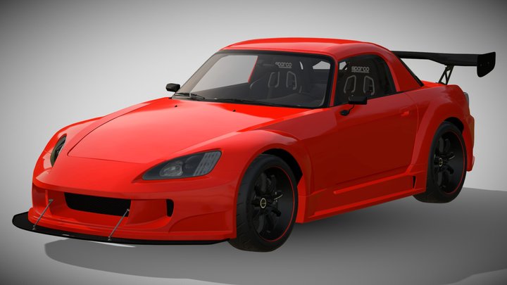 Honda-s2000 3D models - Sketchfab