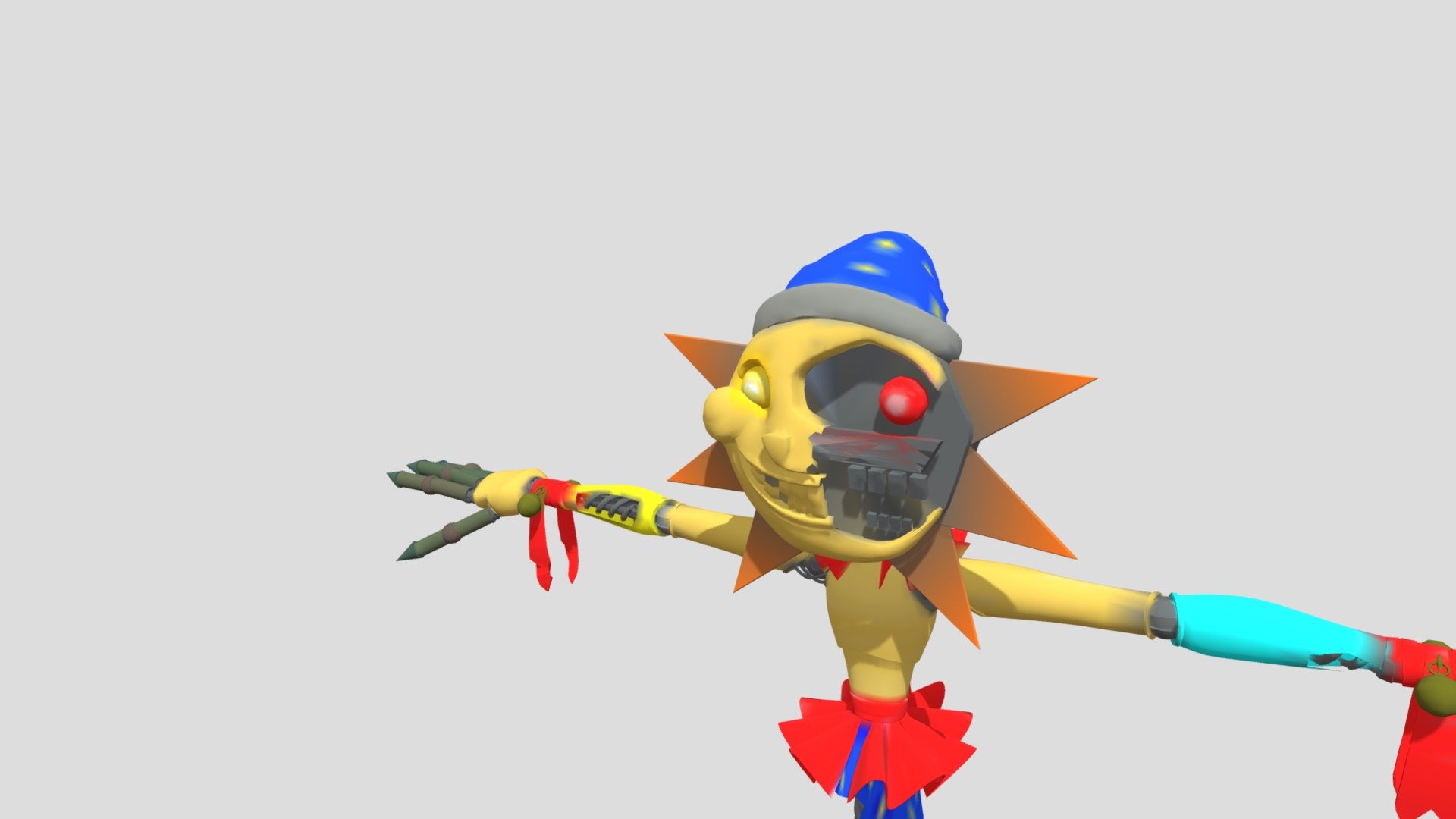 Fnaf Ruin Eclipse 2 Textured and rigged - Download Free 3D model by Vr ...