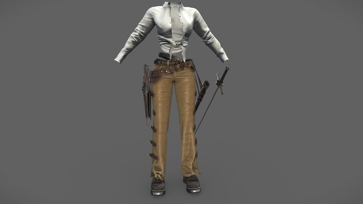 Holster 3D models - Sketchfab