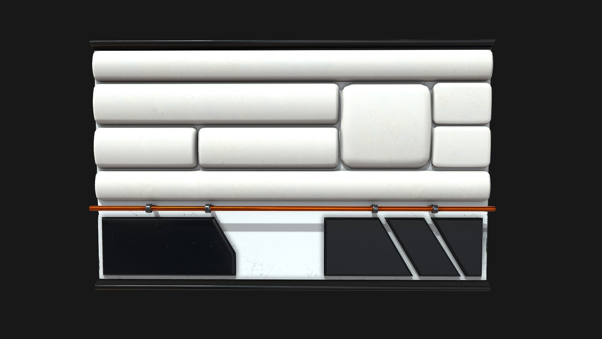 [Sci-Fi]-Padded Wall#2 - 3D model by ProfessionalAssets ...