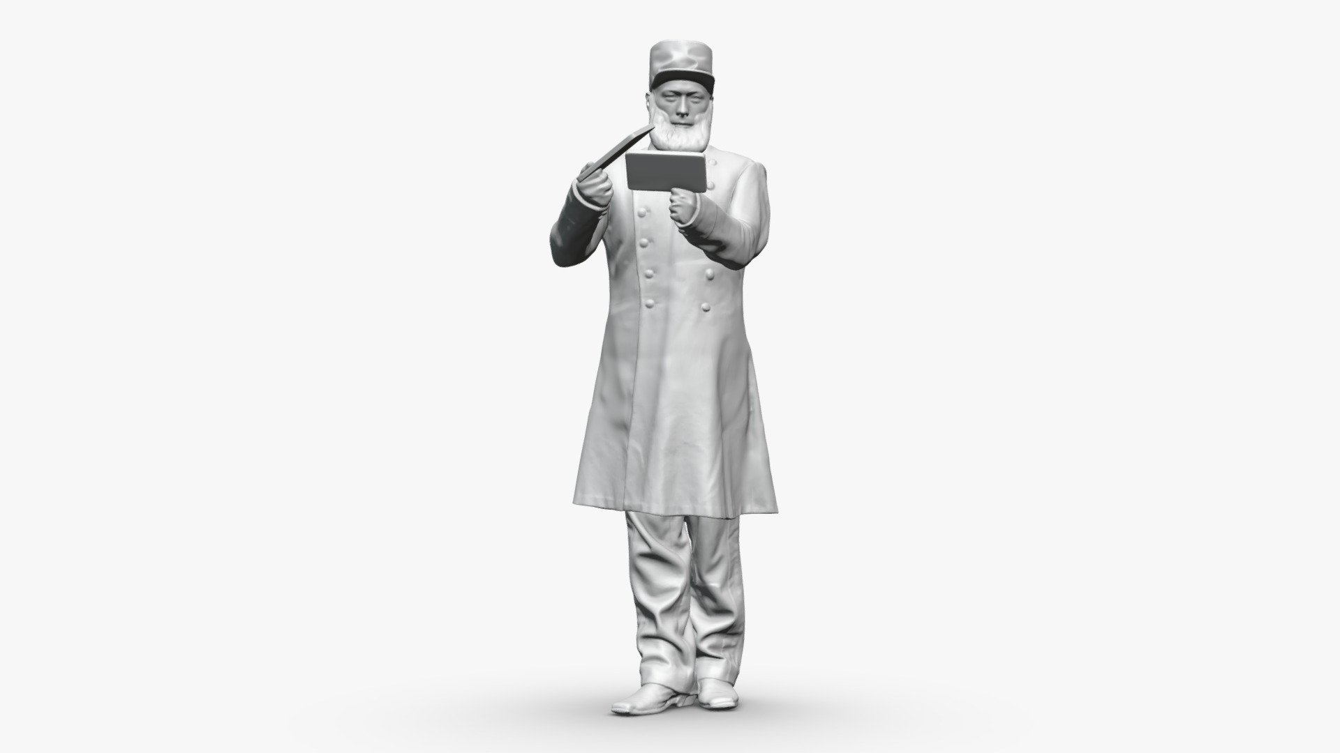 001530 Uniformed Postman - Buy Royalty Free 3D model by 3DFarm [ee98b6e ...