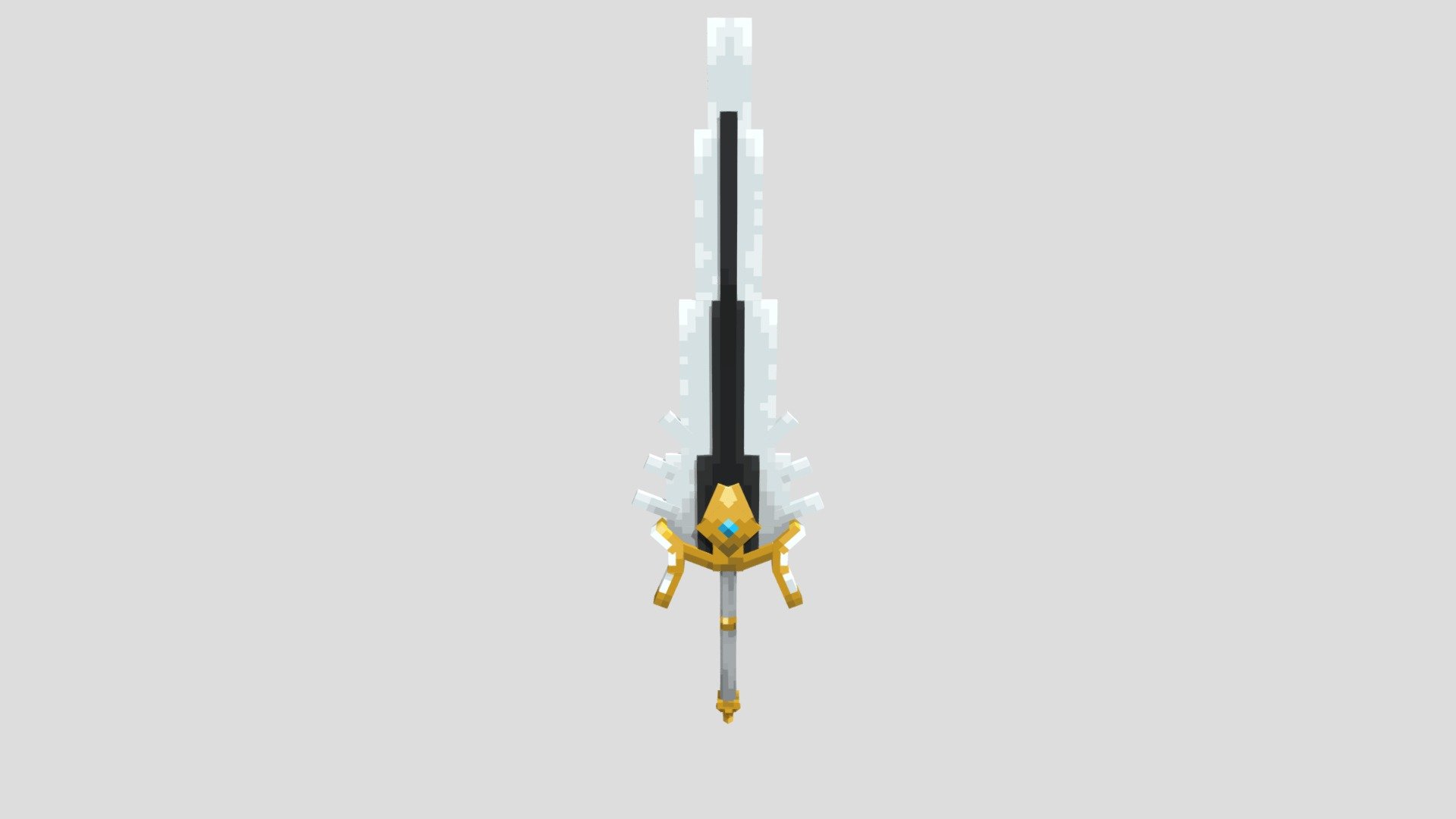 Minecraft Sword - 3D model by RandomNCP [ee99c65] - Sketchfab
