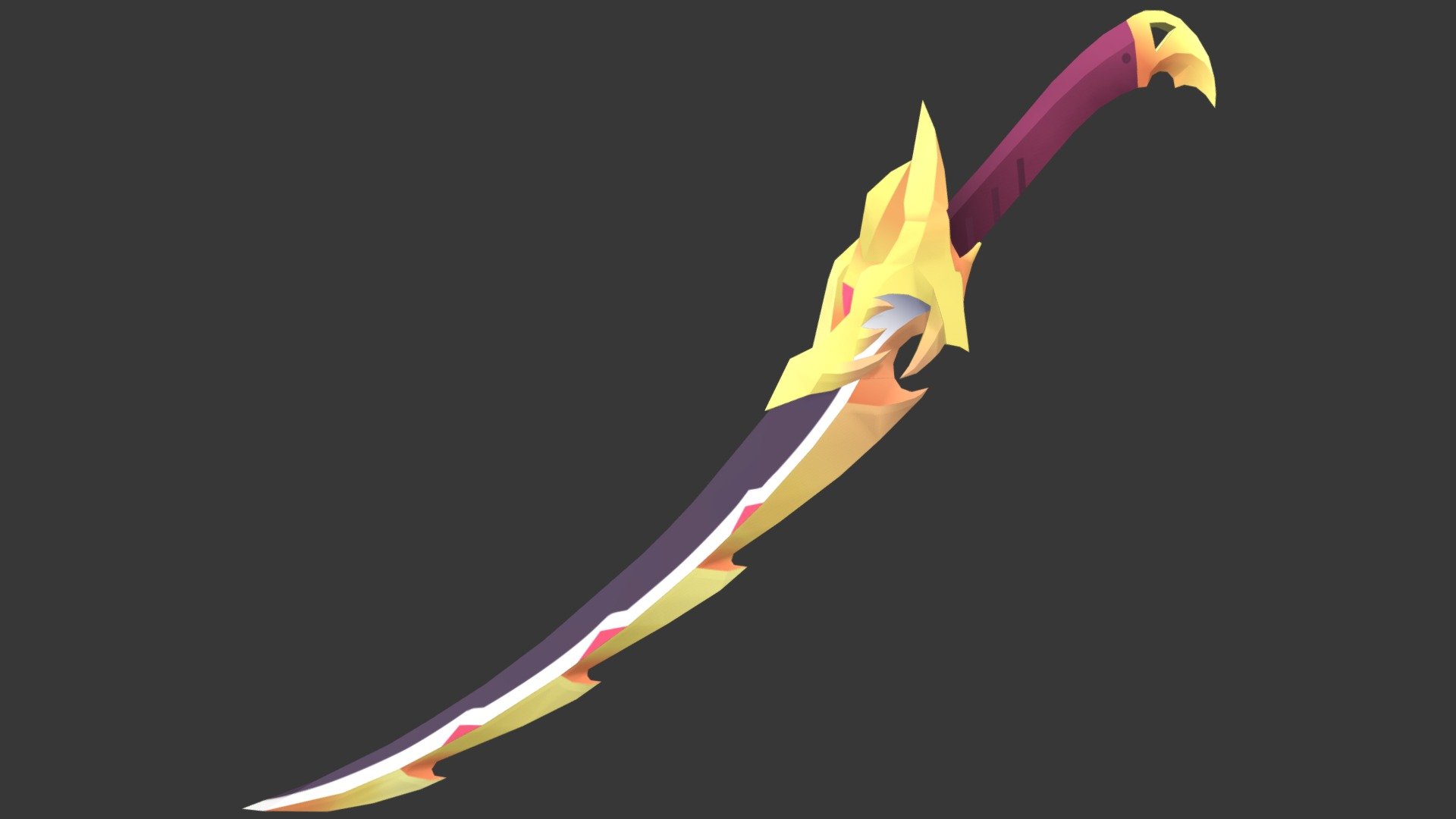 Dragon Sword - Download Free 3D model by wordsawKS [ee9ab43] - Sketchfab