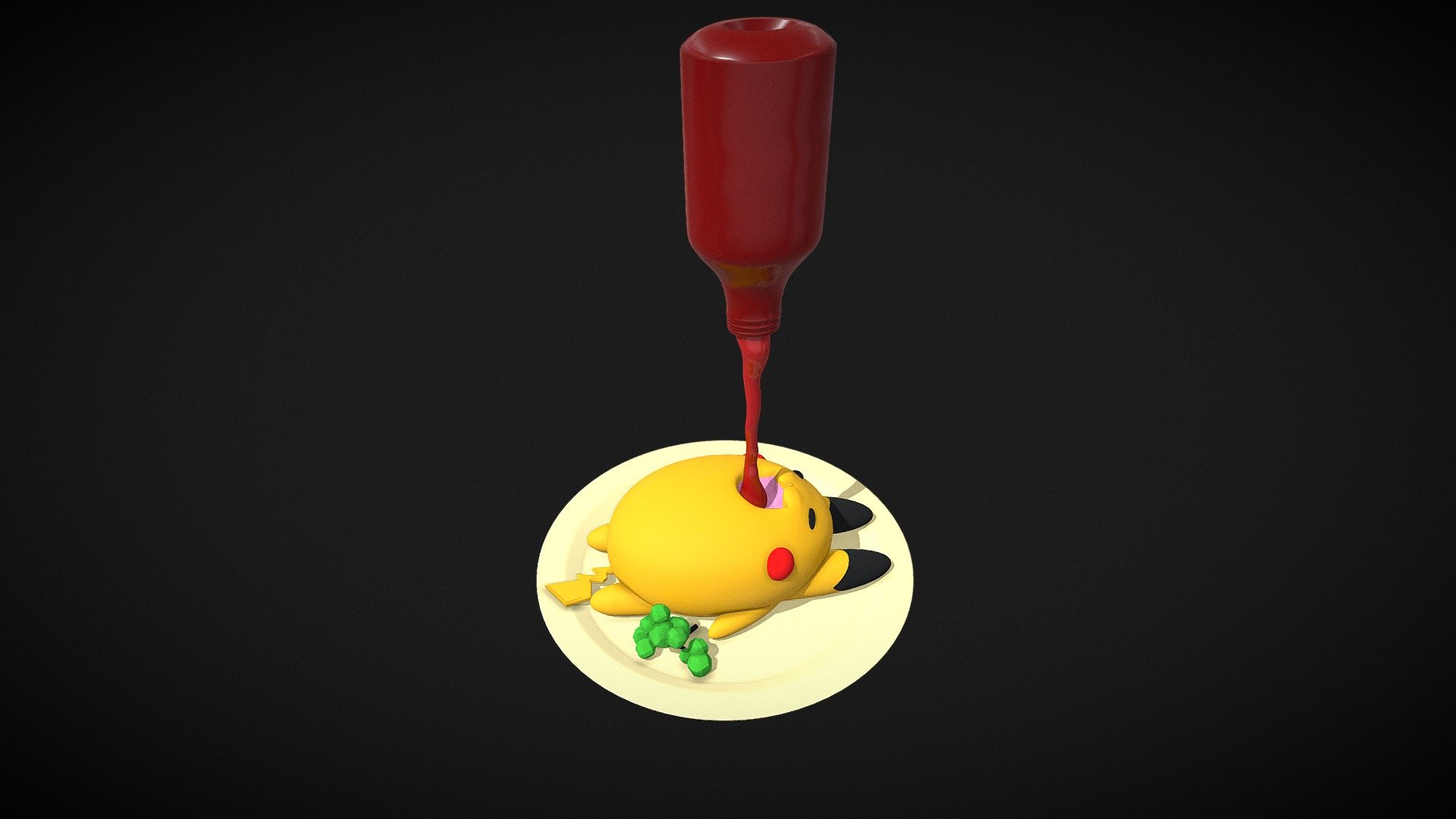 Pikachu model - 3D model by jishnukamalbora70 [ee9b2c3] - Sketchfab