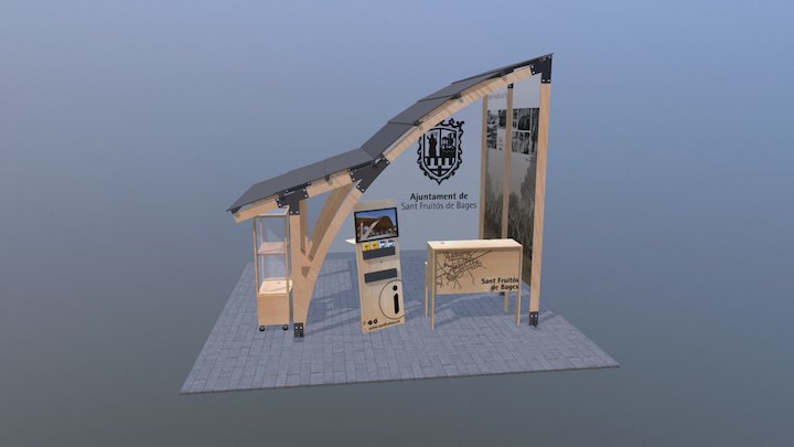 Stand-architecture 3D models - Sketchfab