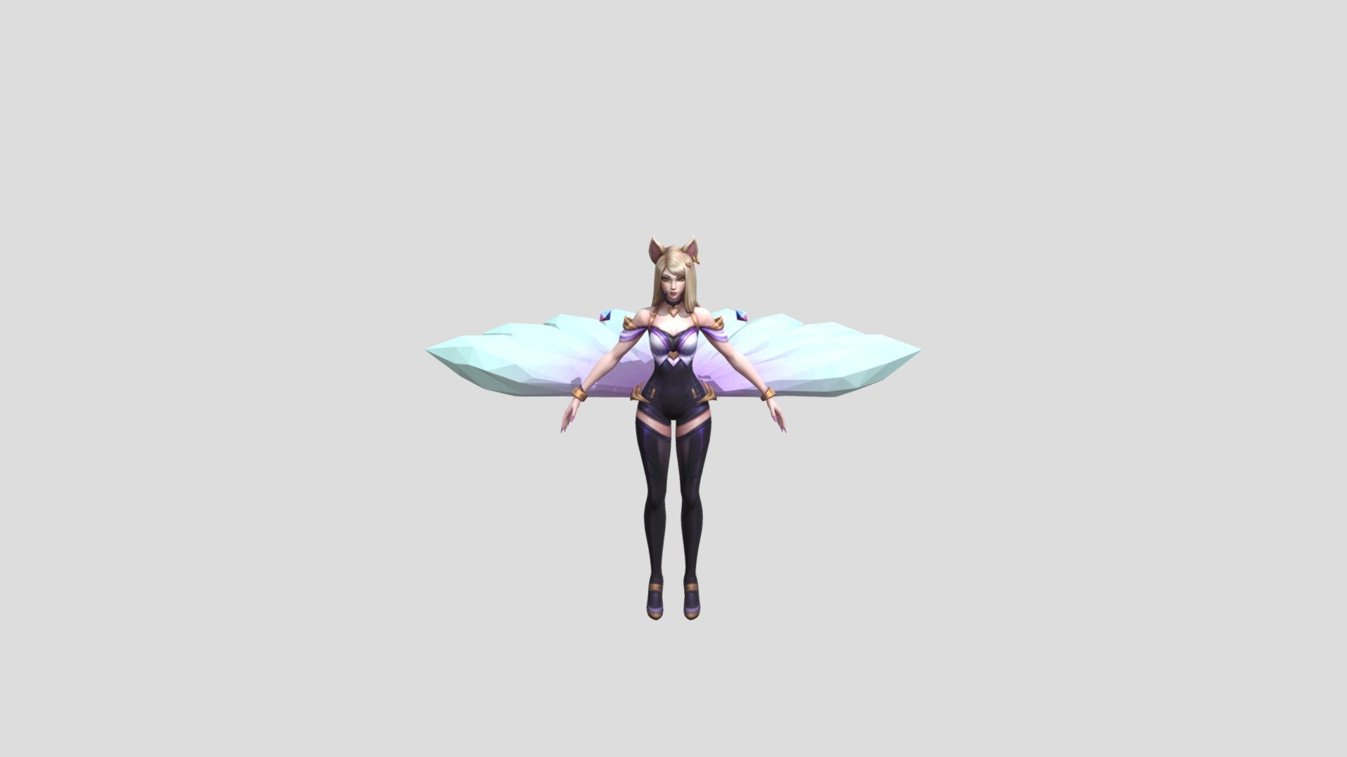 k_da_ahri - Download Free 3D model by gameurhnn [ee9c626] - Sketchfab