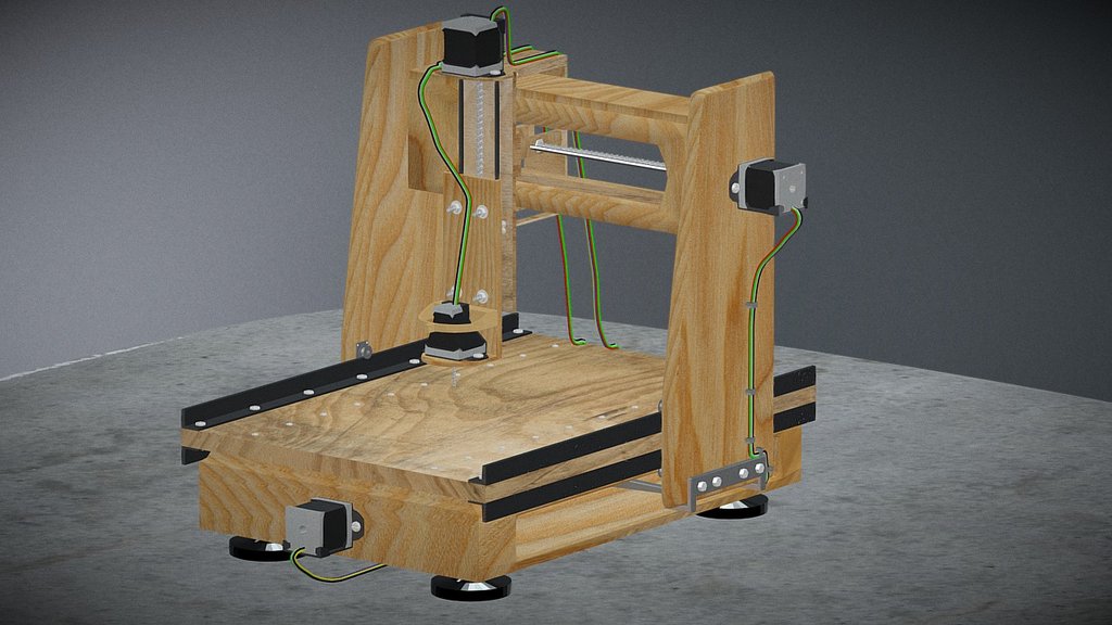 Cnc machine - 3D model by djengala [ee9de2a] - Sketchfab