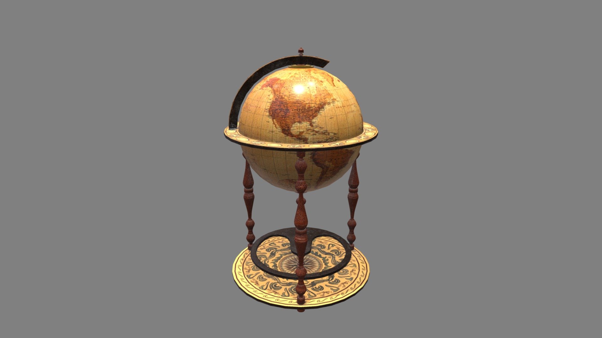 Globe - 3D model by cepic.majda [eea067b] - Sketchfab