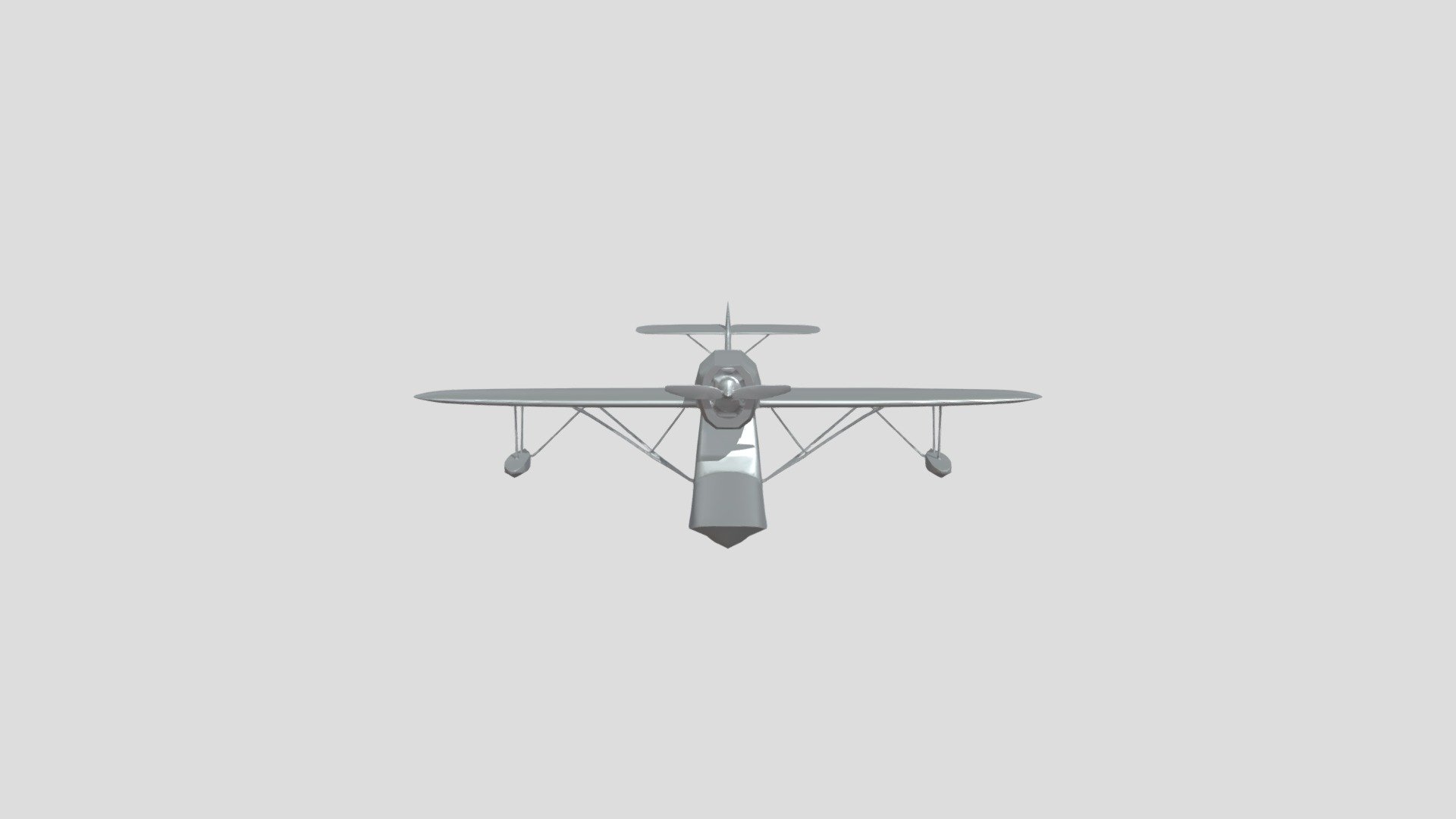 vintage seaplane - 3D model by monokio [eea18c7] - Sketchfab
